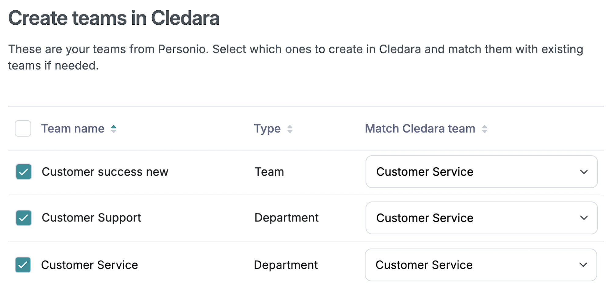 Import users and teams from your HRIS – Cledara