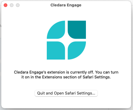 Connect to Engage on Safari – Cledara